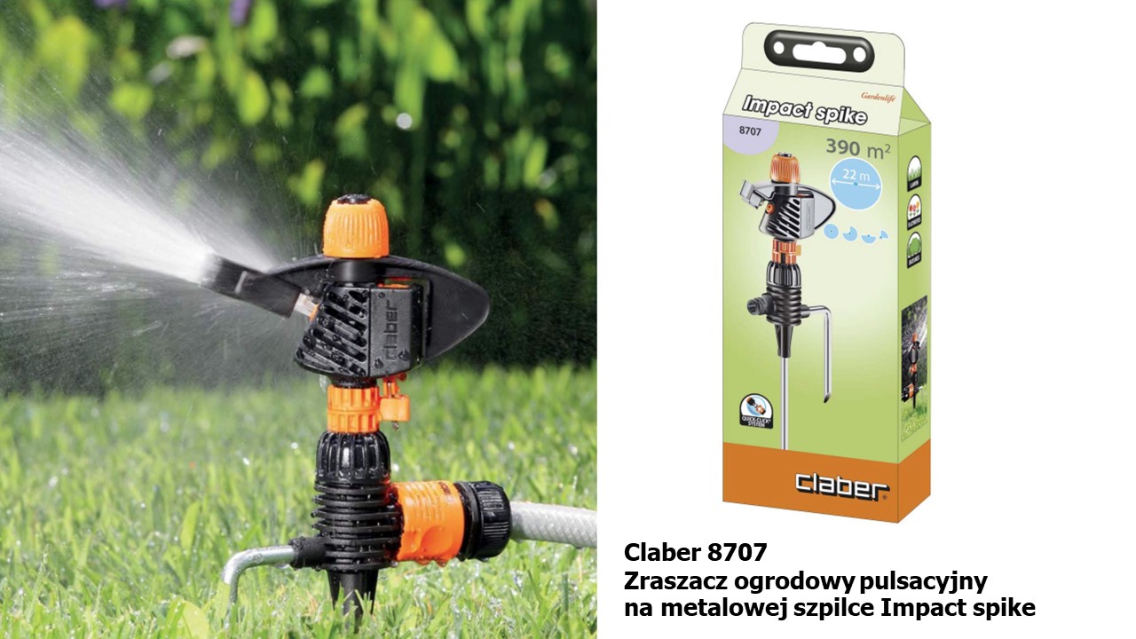 Zraszacze pulsacyjne Impact Claber - poradnik dla ogrodnika amatora ...